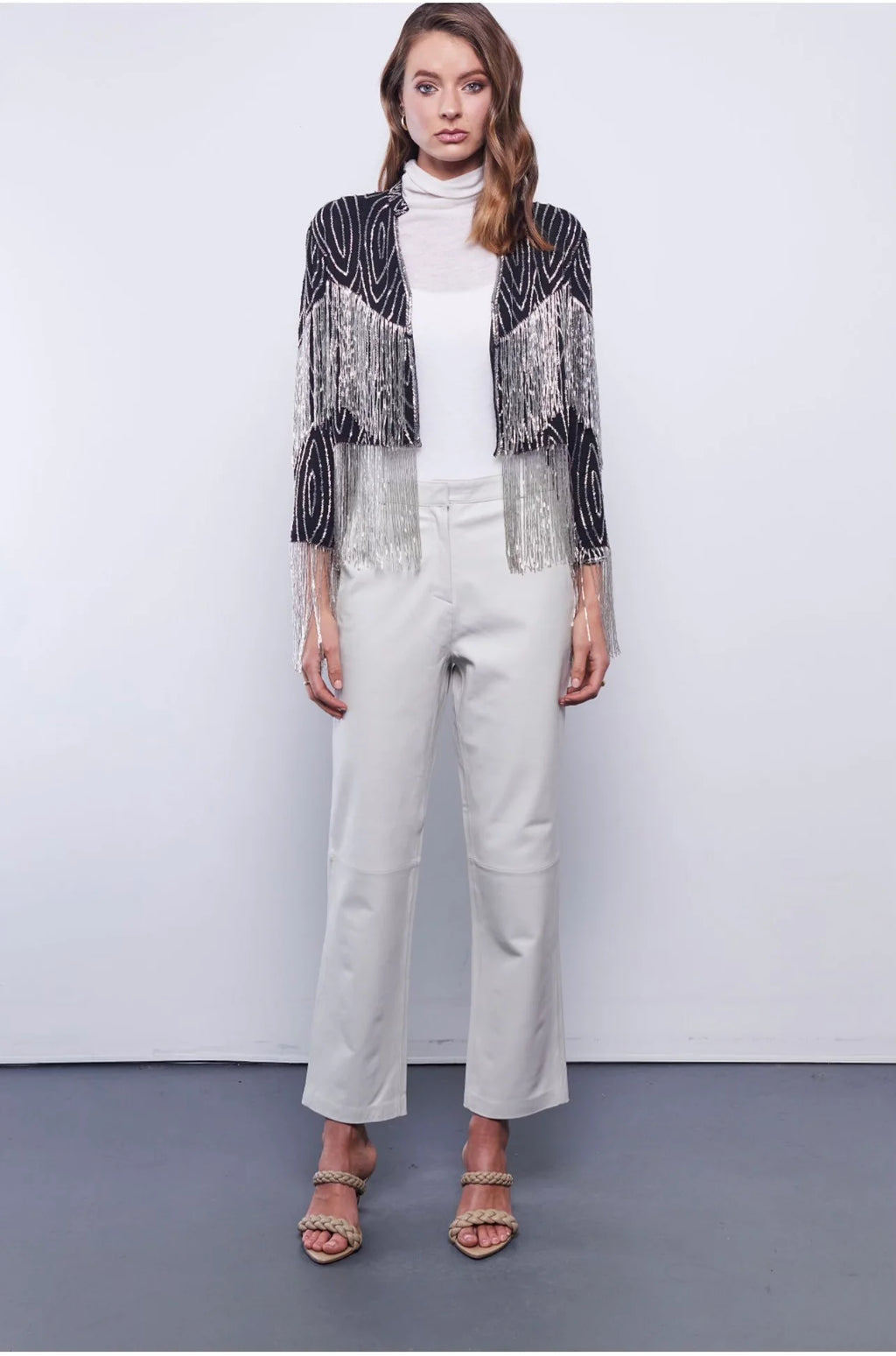 DEA Dolly Tassel Jacket - Black – ROSSELLINI + SHINE