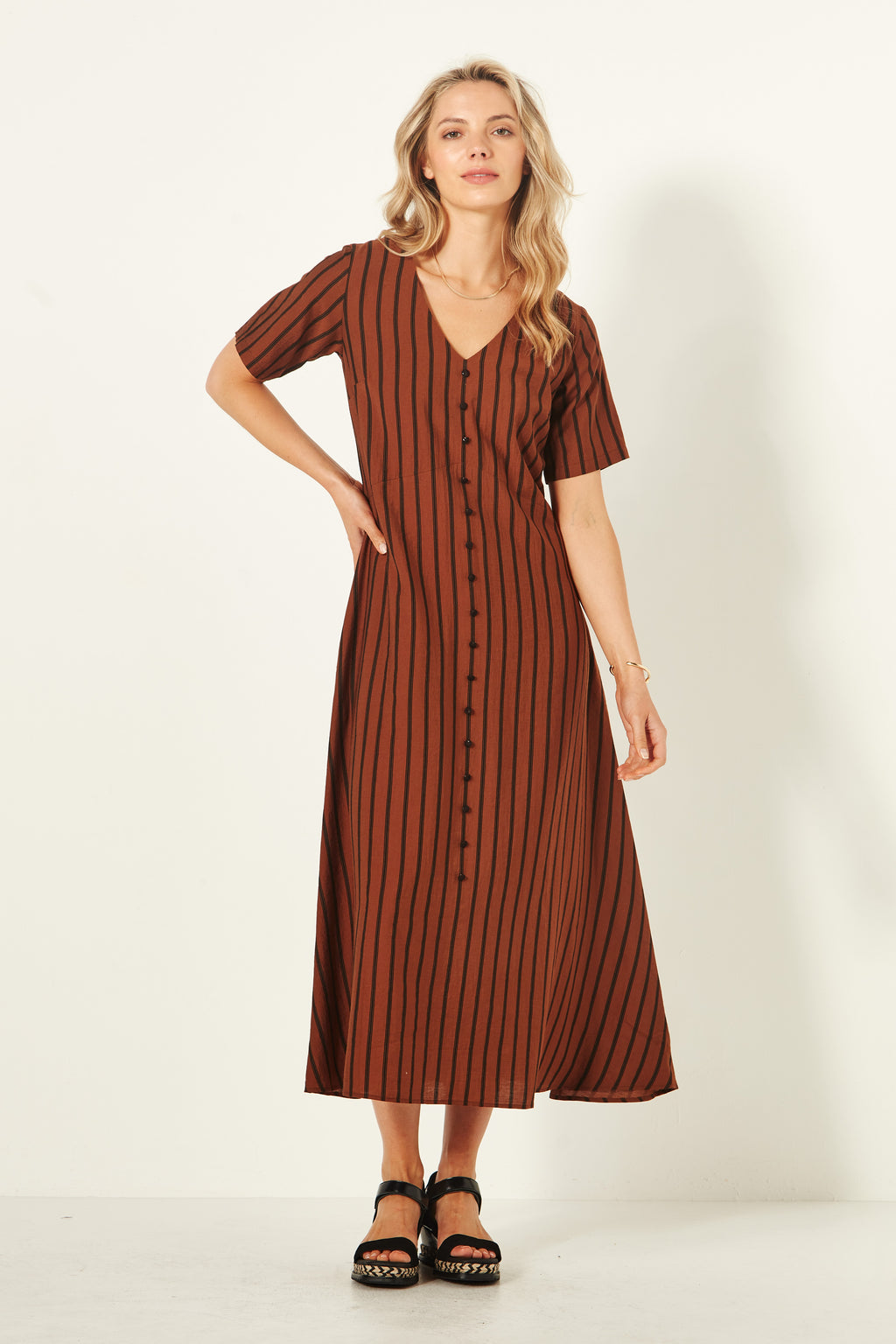 Lemon Tree Marta Dress Hazel – ROSSELLINI + SHINE