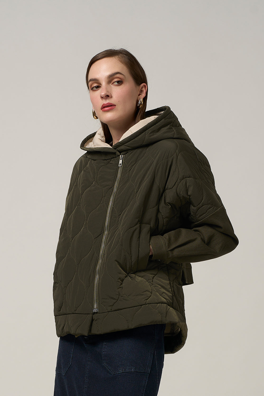 Madly Sweetly Not Quilty Jacket - Khaki – ROSSELLINI + SHINE