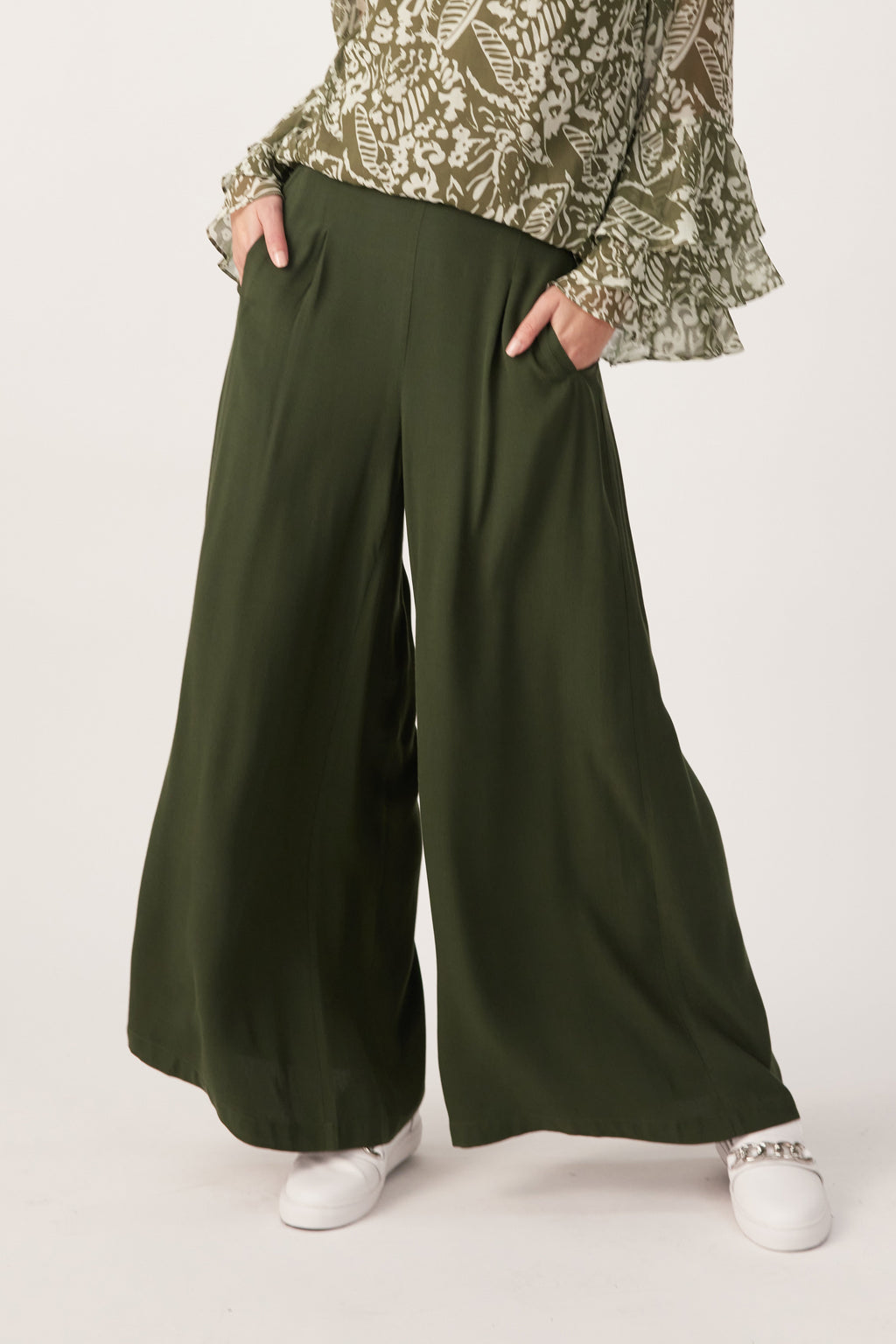 Lemon Tree Betsey Pant - Forest – ROSSELLINI + SHINE