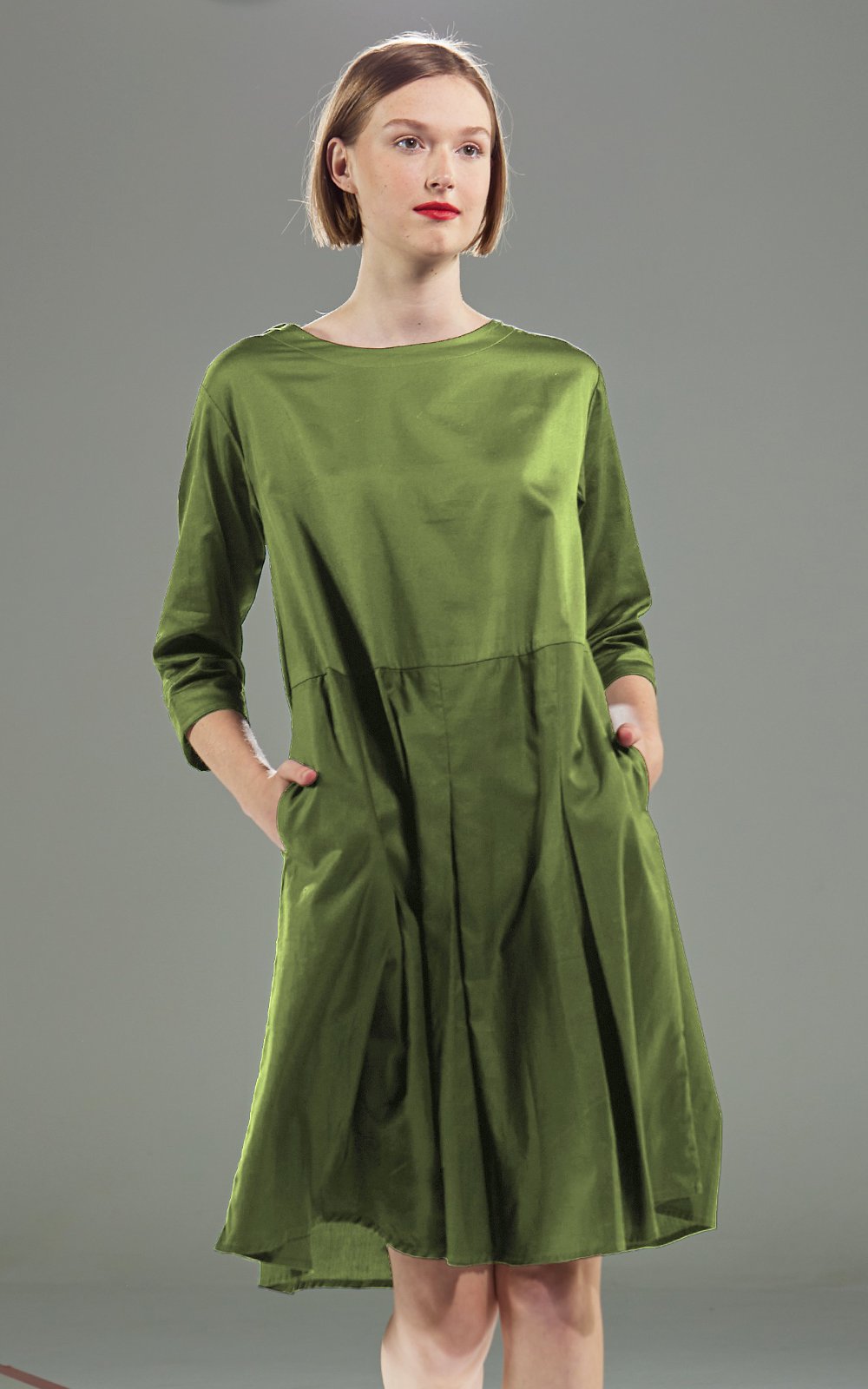 Nineteen Villa Dress - Leaf – ROSSELLINI + SHINE